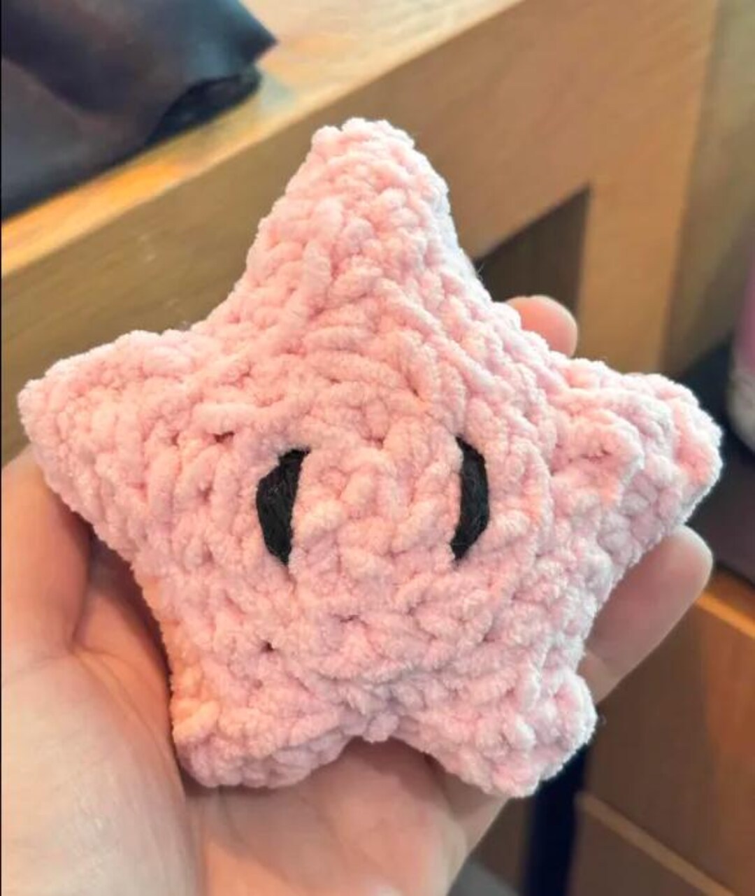 Crochet Pattern Mario Star Plush Chunky Yarn Pdf File English Etsy