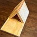Rustic Book Rest in Natural Finish or Dark Finish Wood - Etsy