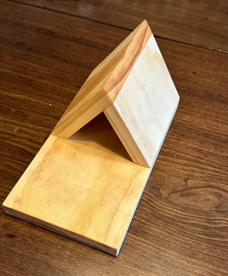 Rustic Book Rest in Natural Finish or Dark Finish Wood - Etsy