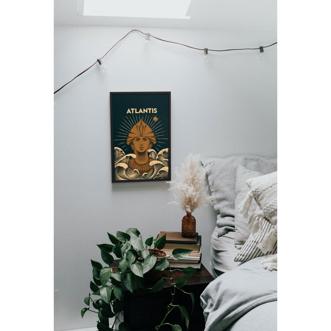 Atlantis Poster. Atlantis. Wall Art. Posters. Boho Decor. Home Decor ...