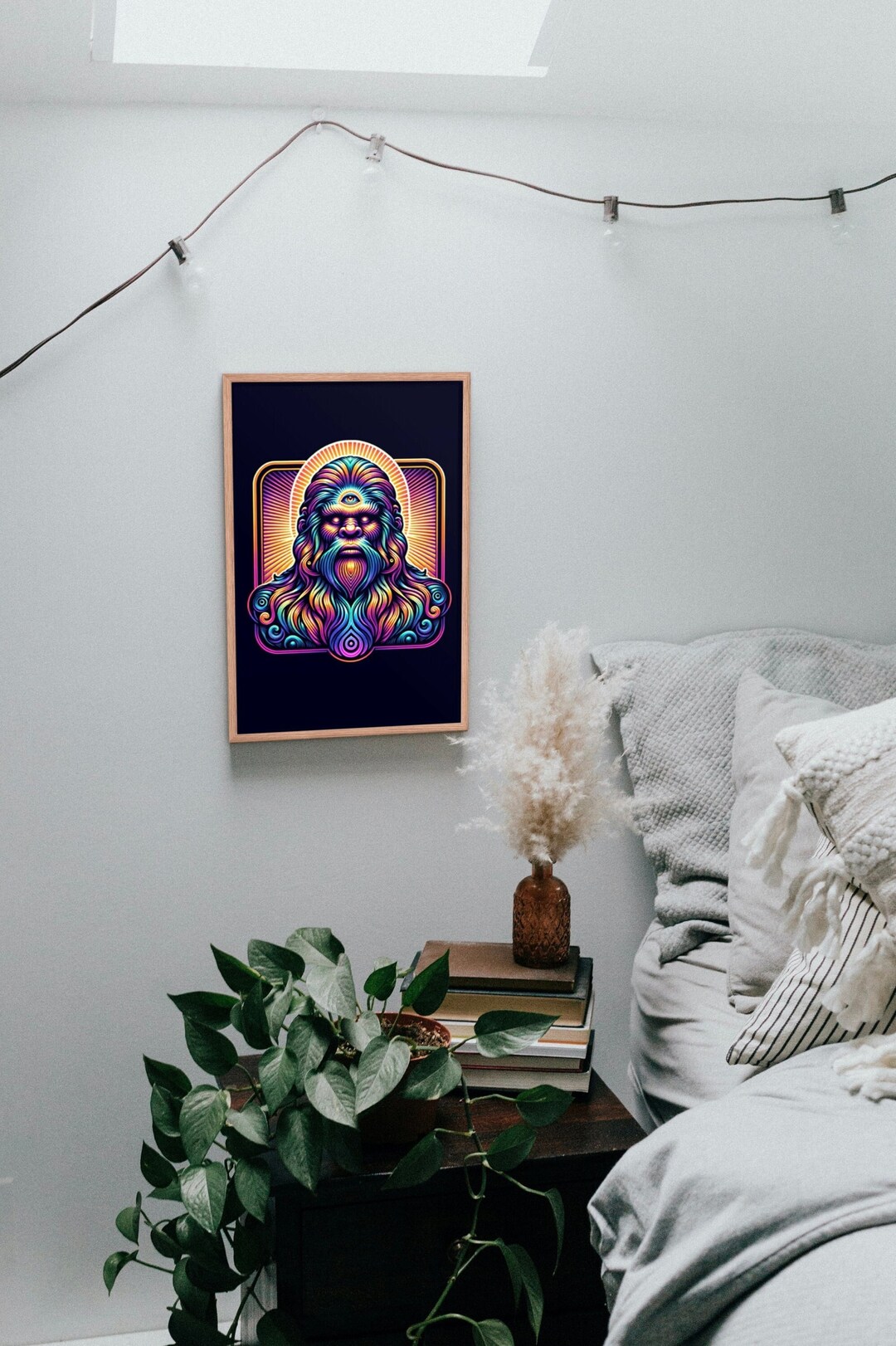 Big Foot Poster. Sasquatch. Poster. Wall Art. Boho Decor. Gift for Men ...