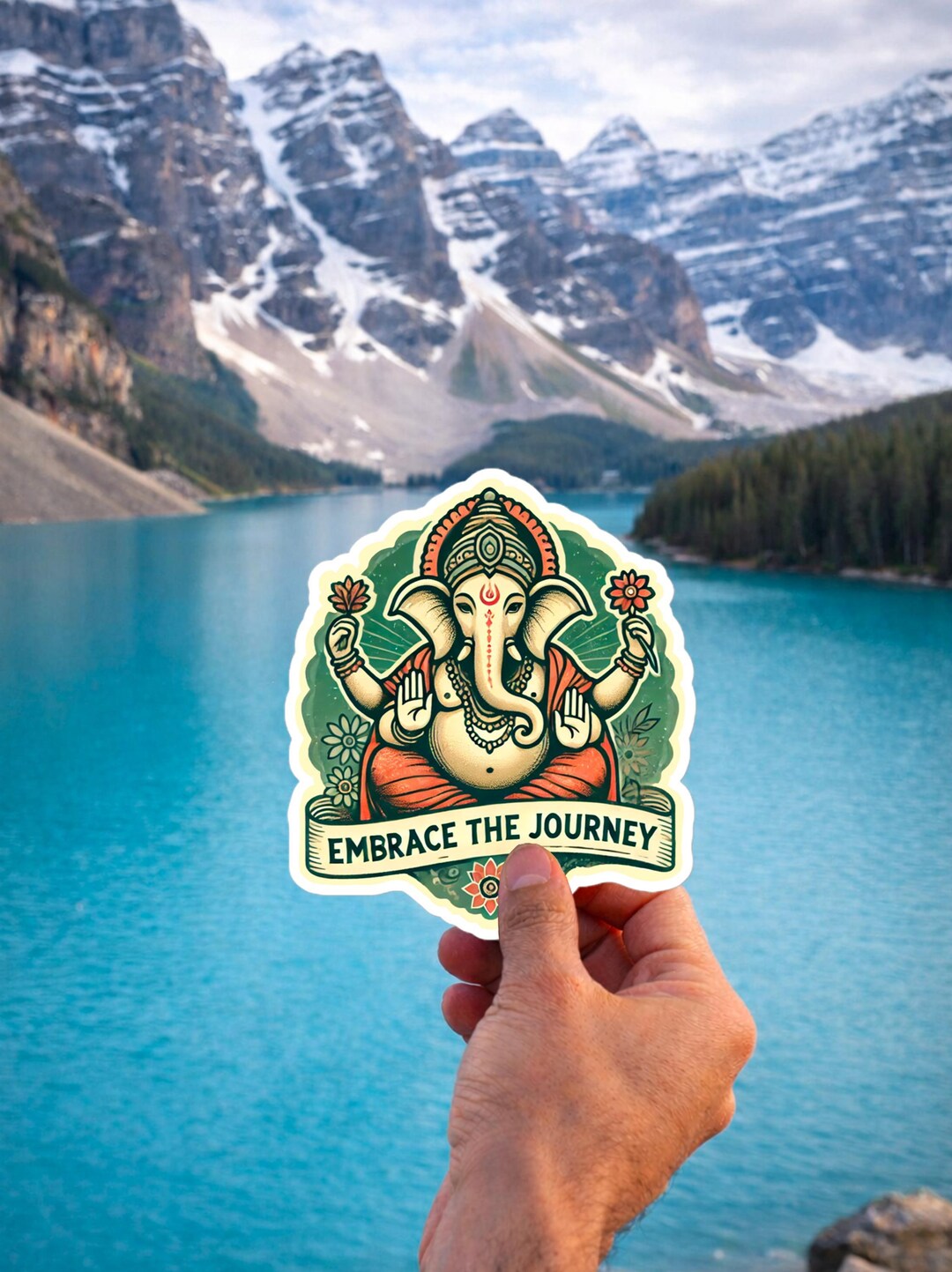 Embrace the Journey Sticker – Ganesh Inspired Yoga Vinyl Decal - Etsy