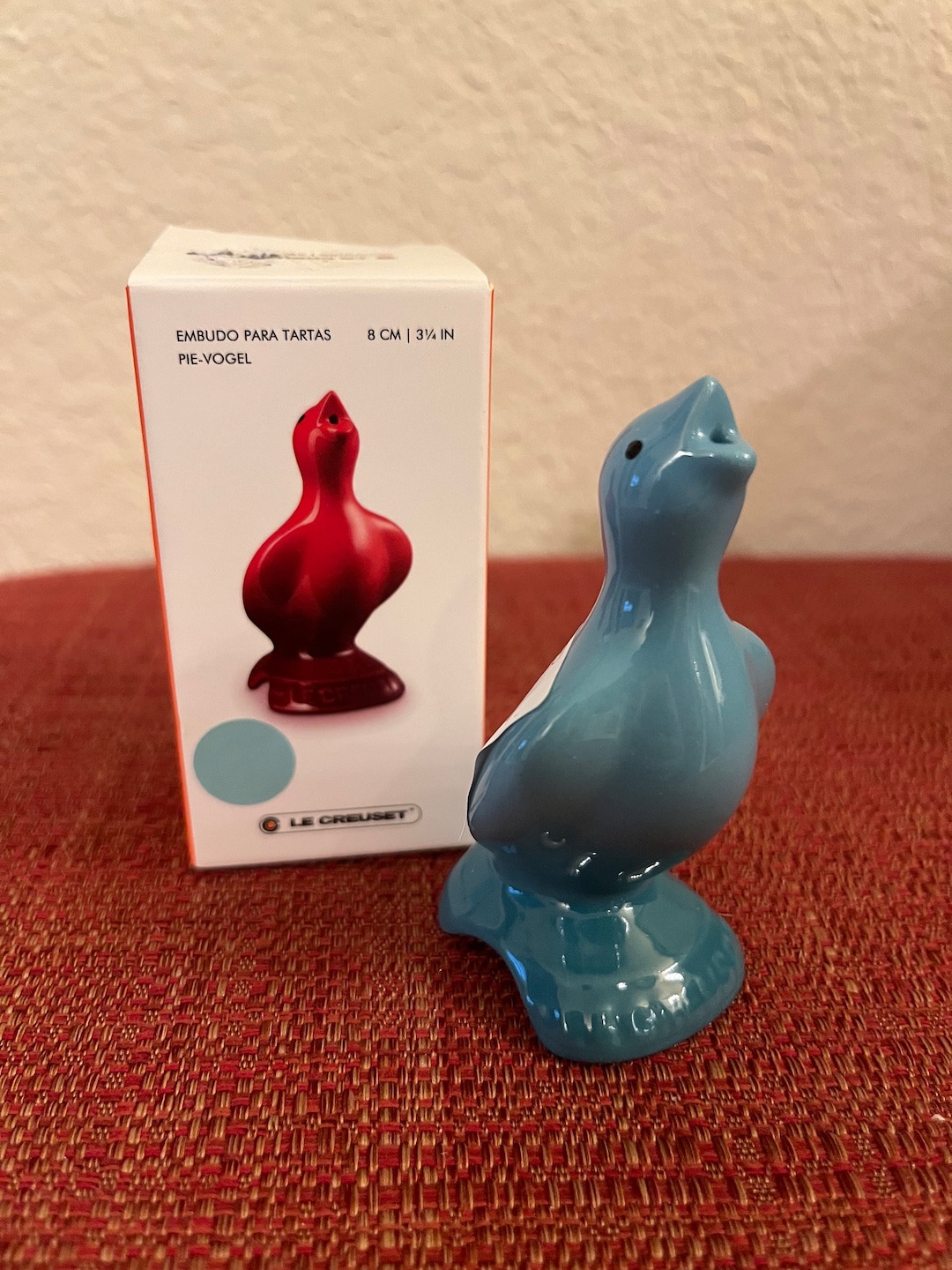 Le Creuset Pie Bird Funnel CARIBBEAN Blue Stoneware NEW - Etsy