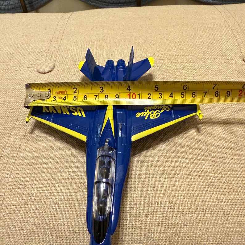 Blue Angel US Navy Plane Airplane Model Toy Die Cast Metal Pullback ...