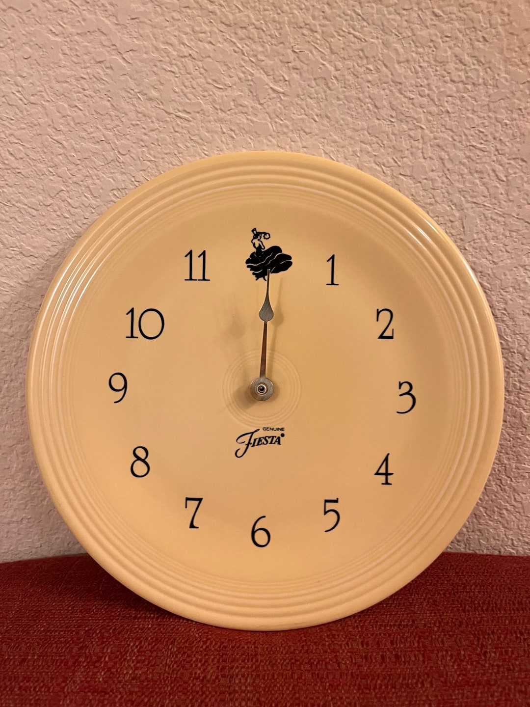 Genuine Fiestaware yellow 10 Clock Plate RETIRED - Etsy