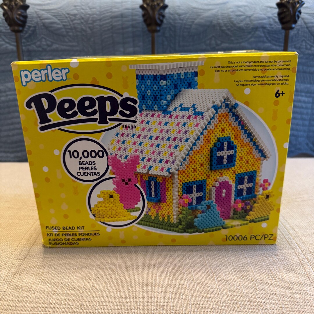 Perler Peeps Easter House 10,000 Piece Fused Bead Kit NEW **read - Etsy