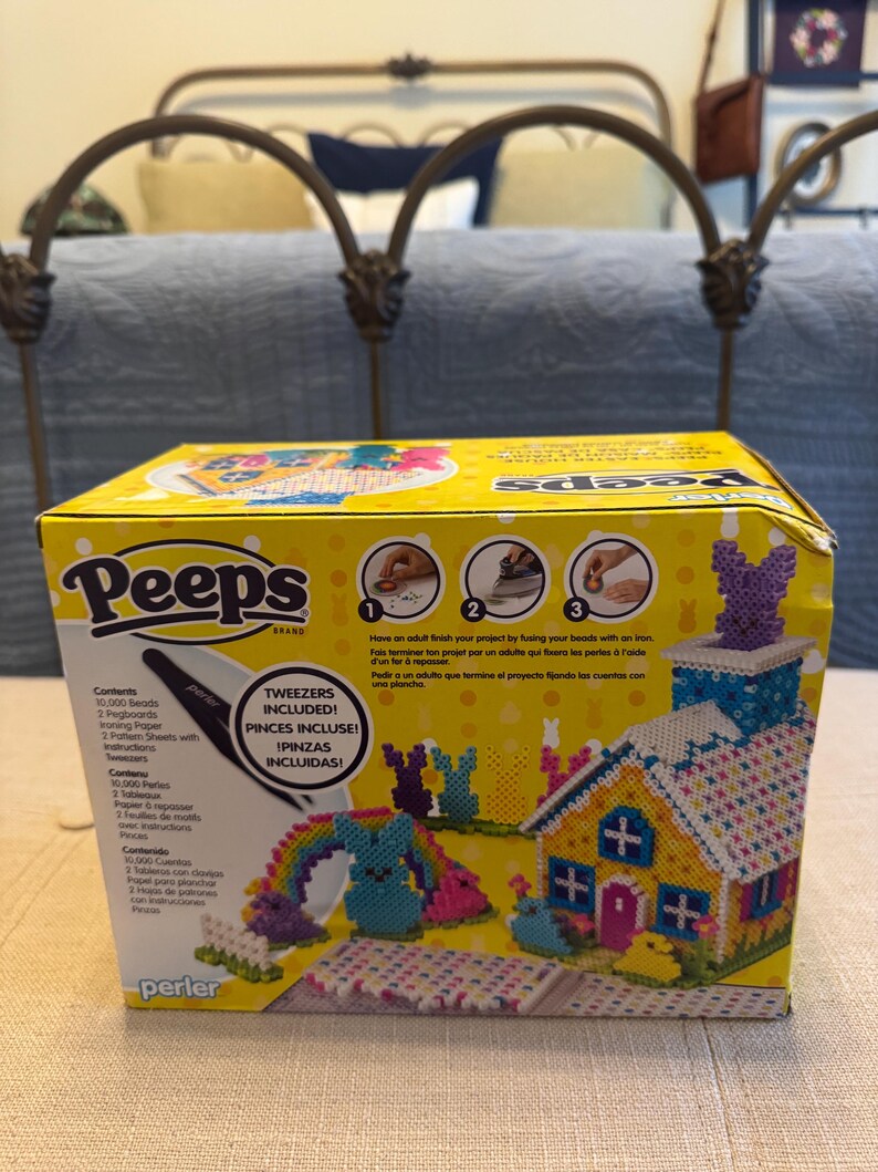 Perler Peeps Easter House 10,000 Piece Fused Bead Kit NEW **read - Etsy