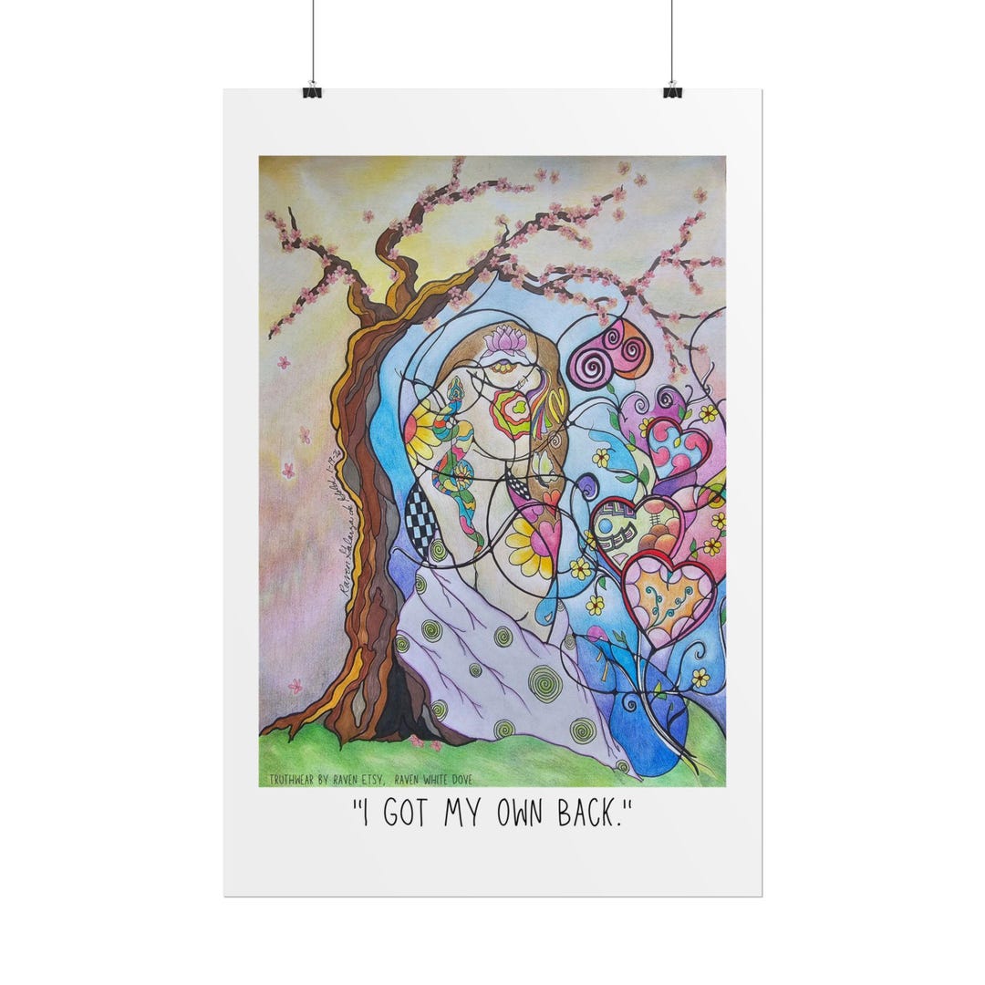 I Got My Own Back Truthwear by Raven POSTER, Neuragraphica, Zentangle ...