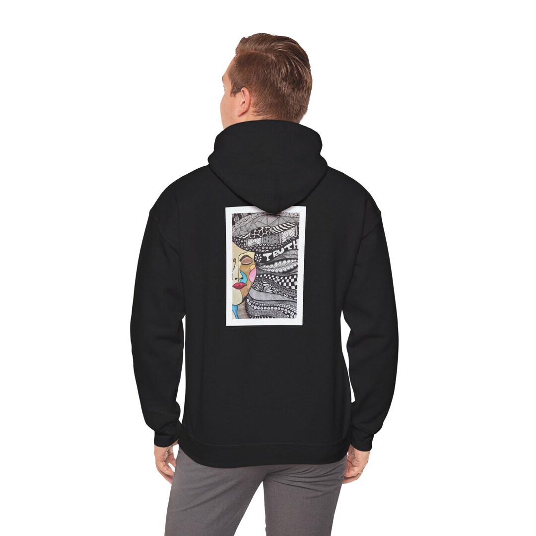 Zentangle by Raven: "feminine Truth" Artistic Unisex Cotton Graphic ...