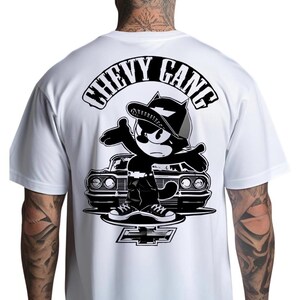 Chevy Gang T-shirt, Dtf Printing, Lowrider, Street Wear, Urban Wear ...