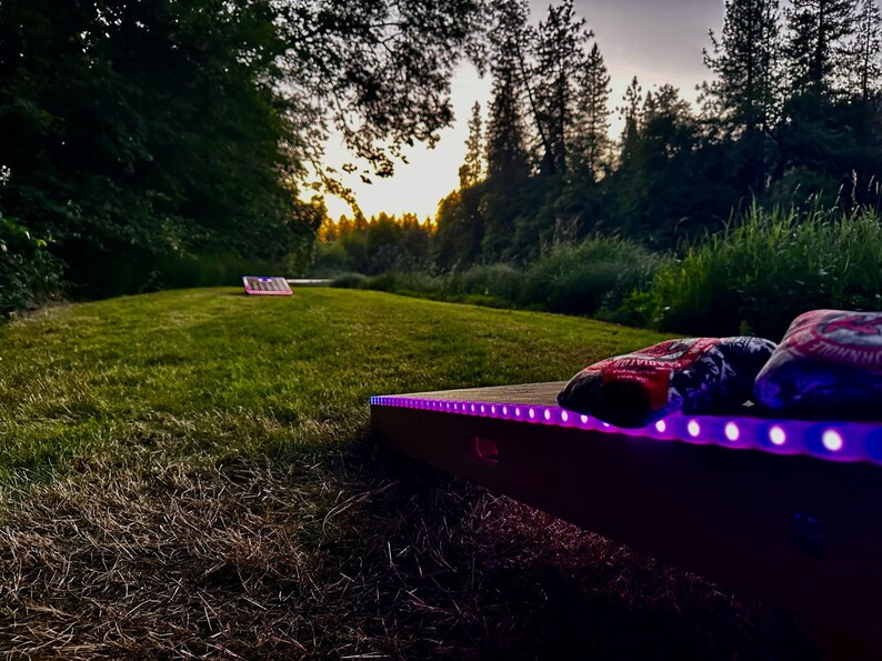 Any Design Custom Cornhole Boards With Interactive Led's - Etsy