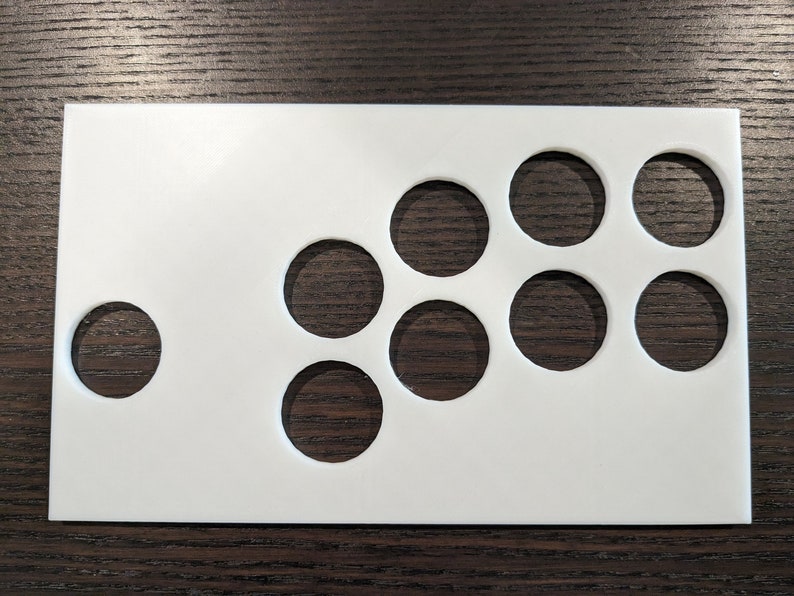Arcade Stick Layout Stencil - Gaming Controller Template - Etsy