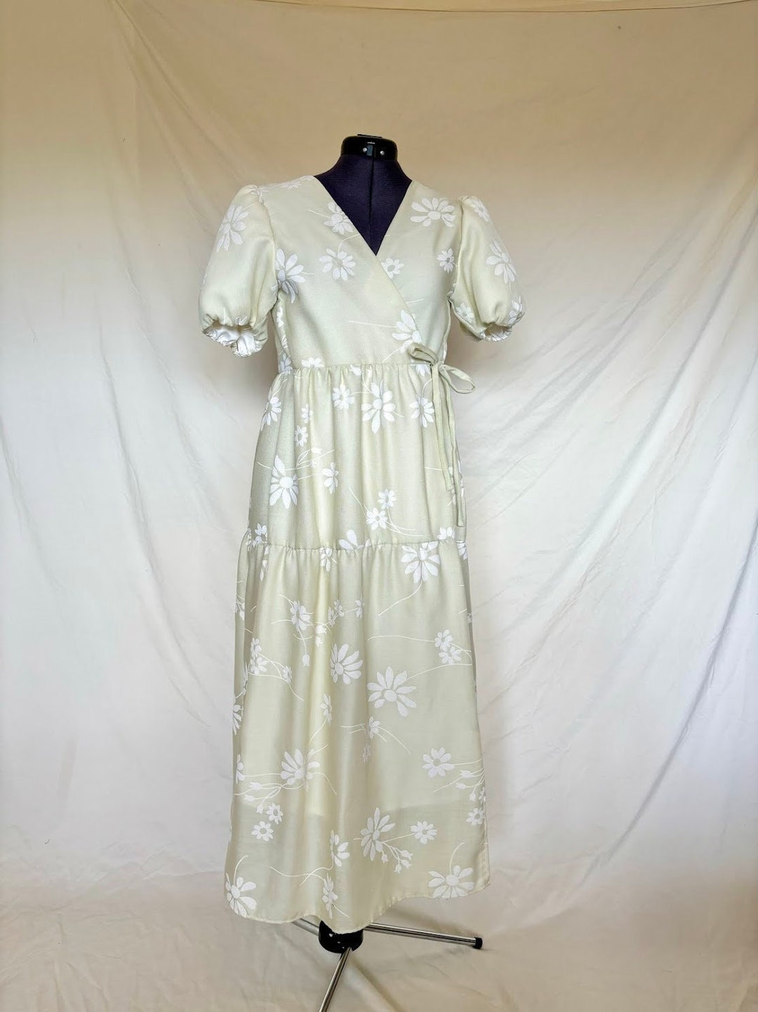 Wrap Dress Made From Tablecloth - Etsy
