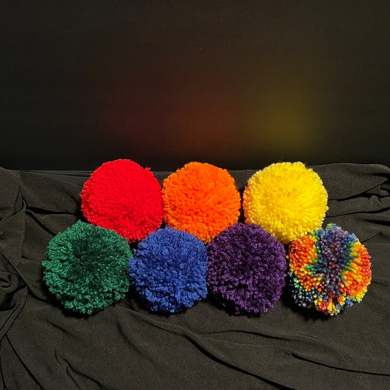 Yarn Pom Poms - Etsy