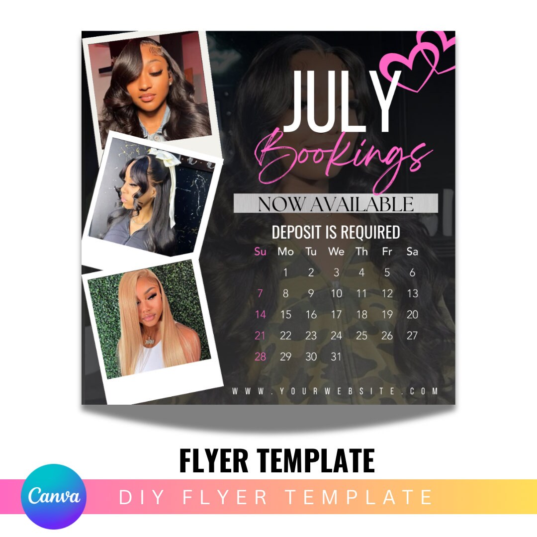 July Flyer , Social Media Flyer , DIY Flyer , July Social Media Flyer ...