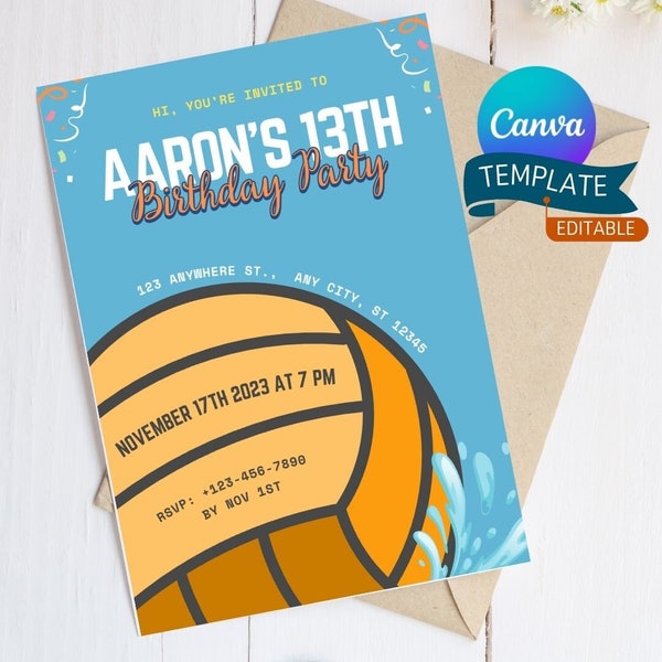 Polo Invitation - Etsy