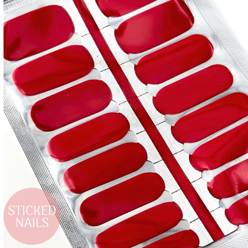 Solid Nail Stickers - Etsy