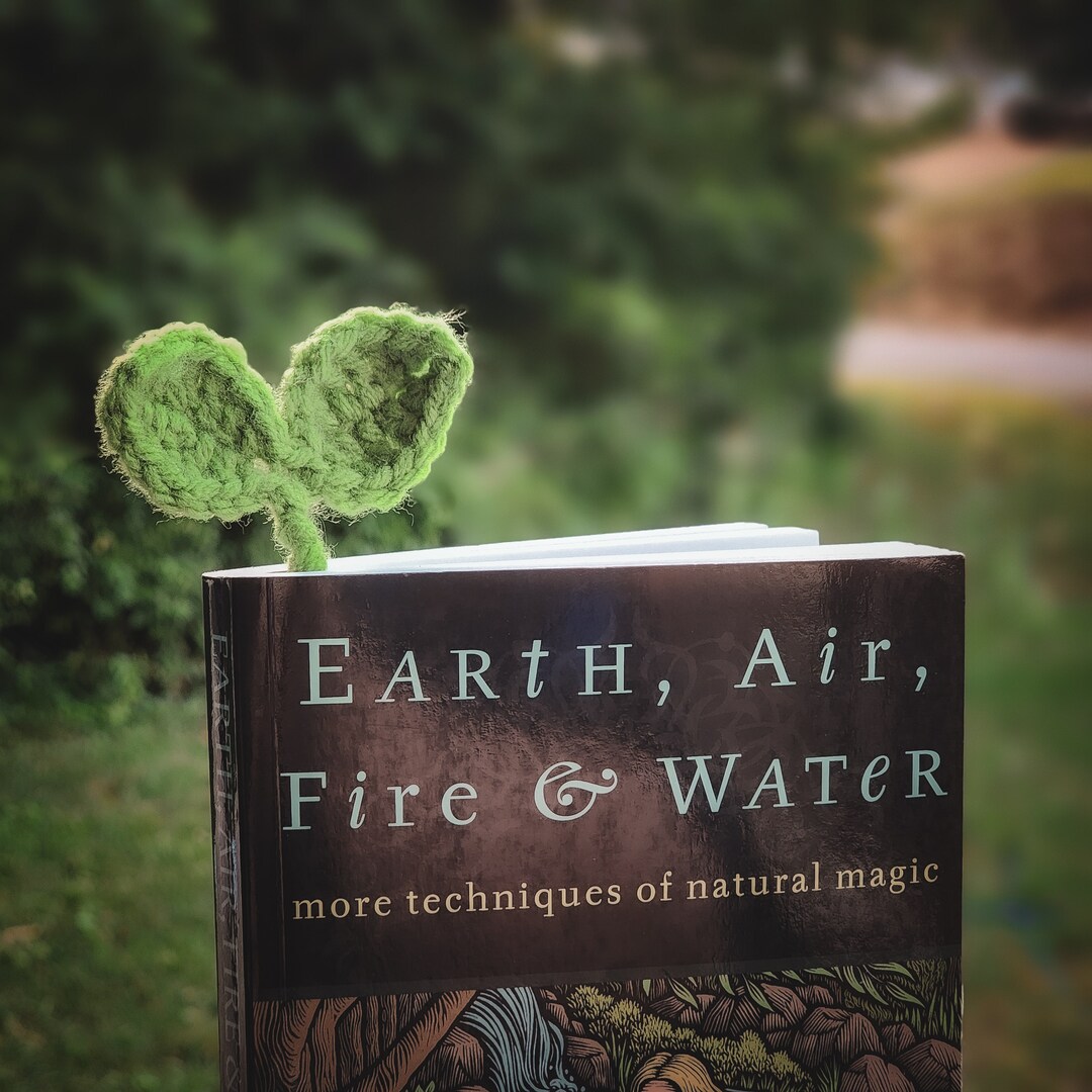 Crochet Sprout Bookmark, Crochet Bookmark, Bookmark - Etsy