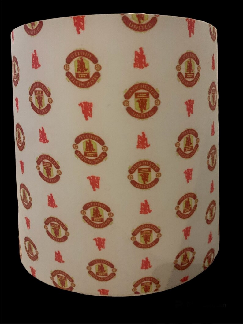 Brand New Handmade Football Soccer Style Fabric Lampshade in Drum Shape ...