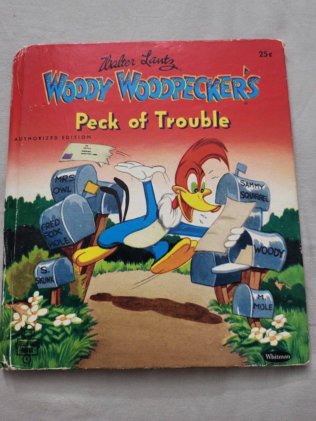 Vintage Woody Woodpecker Book - Etsy