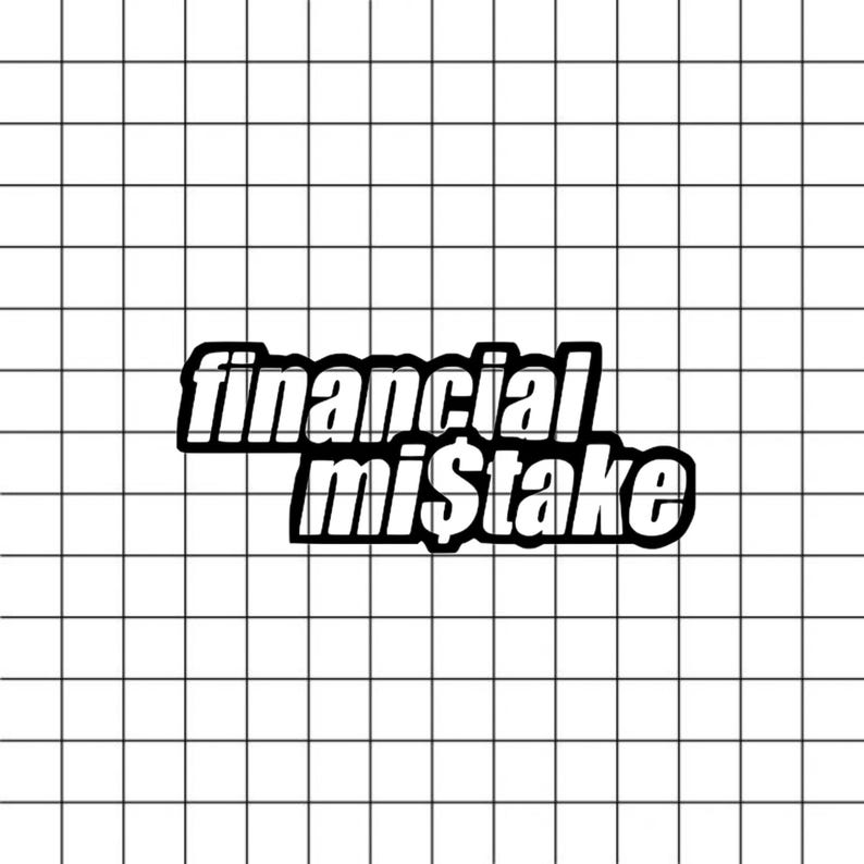 Financial Mistake SVG - Etsy