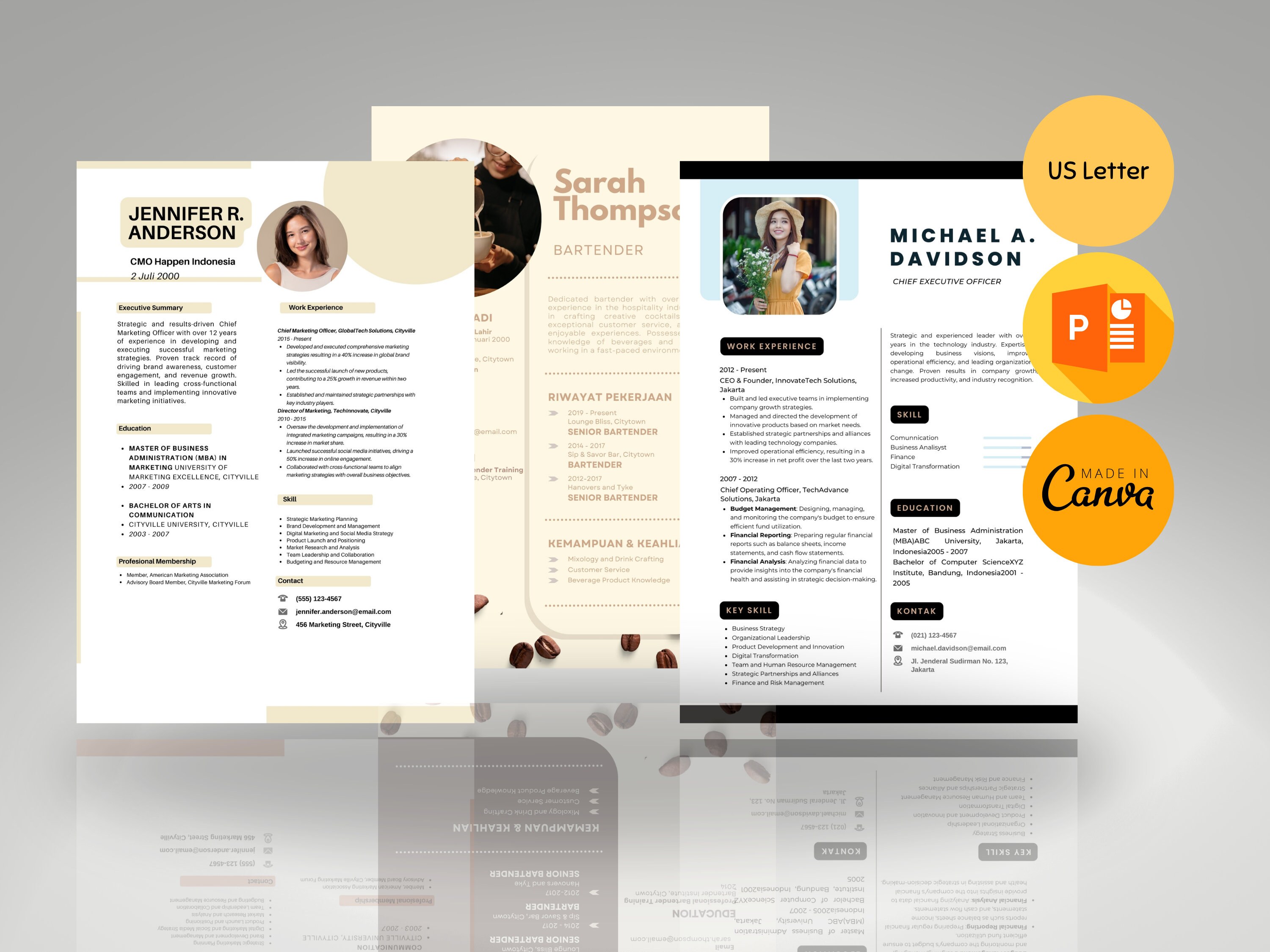Cv ATS Cv ATS Friendly Cv Template Modern Curriculum Vitae Template Cv ...