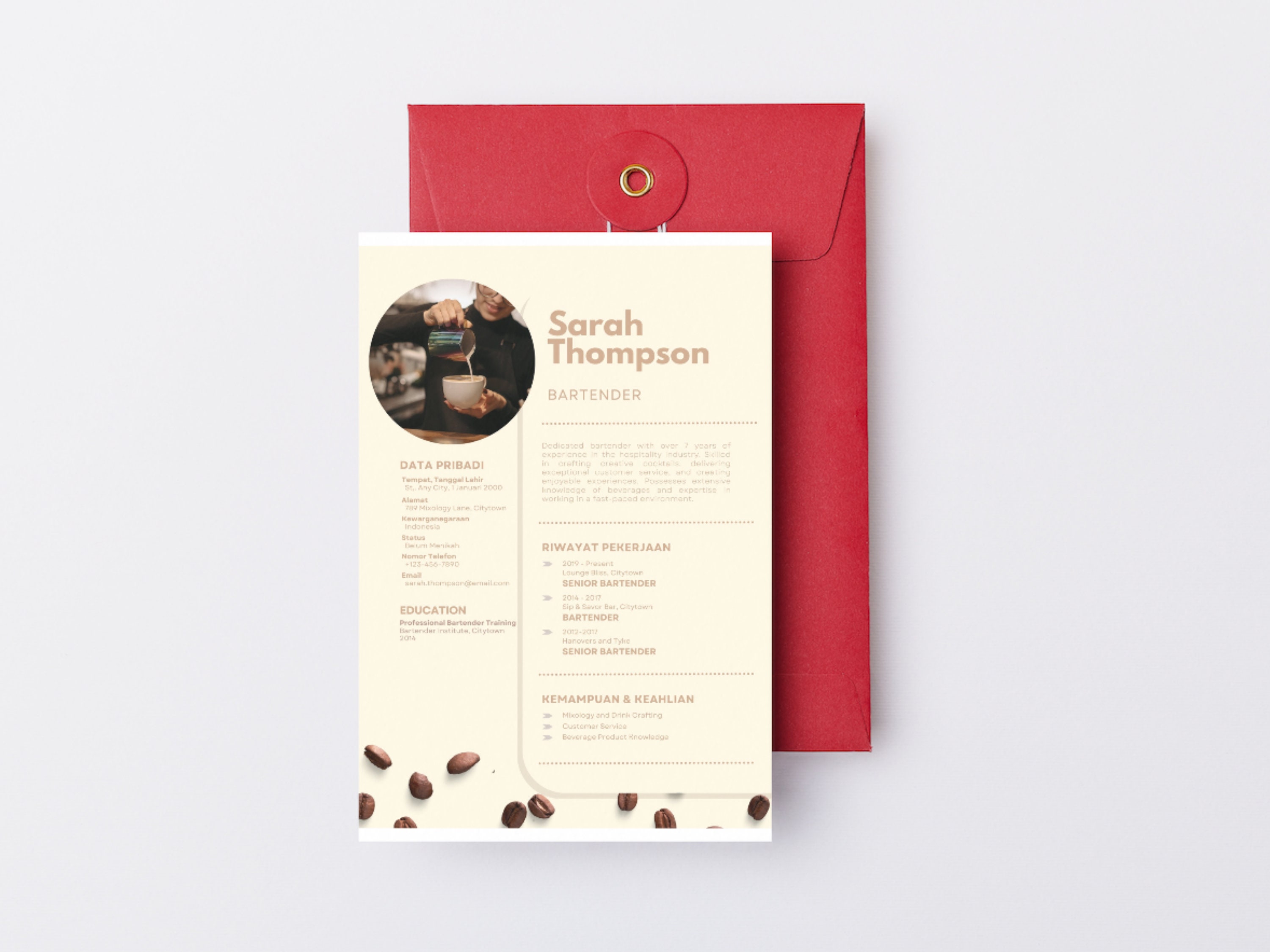 Cv ATS Cv ATS Friendly Cv Template Modern Curriculum Vitae Template Cv ...