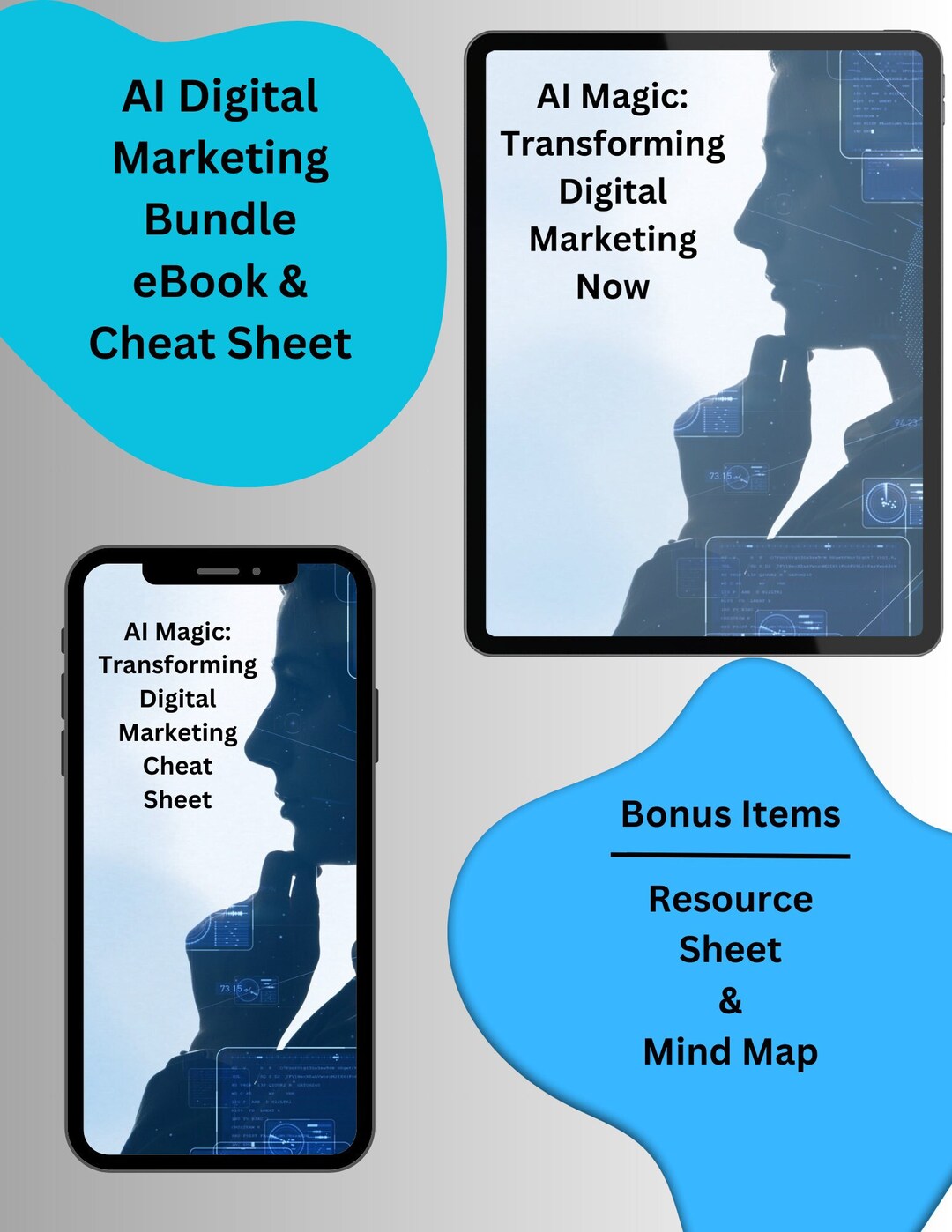 AI Magic: Transforming Digital Marketing Now Ebook, Cheet Sheet ...