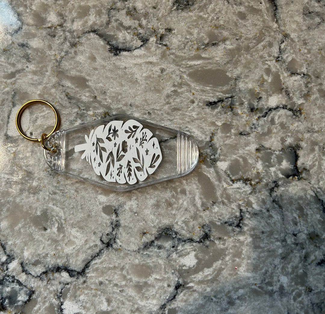 Clear Keychain - Etsy