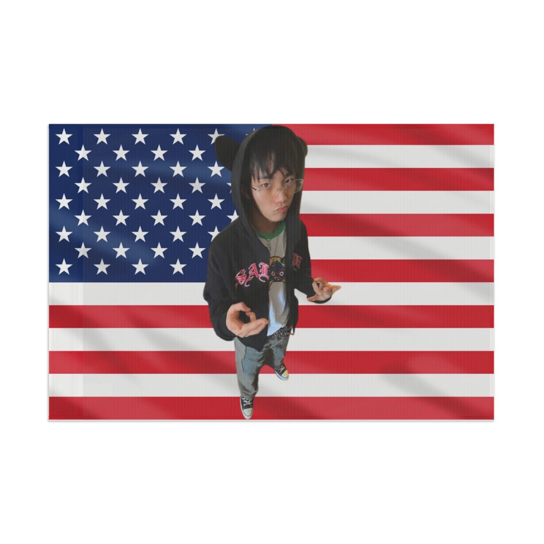 P1harmony Intak Cutie Meme American Flag, Wall Tapestry Tour 2024 - Etsy