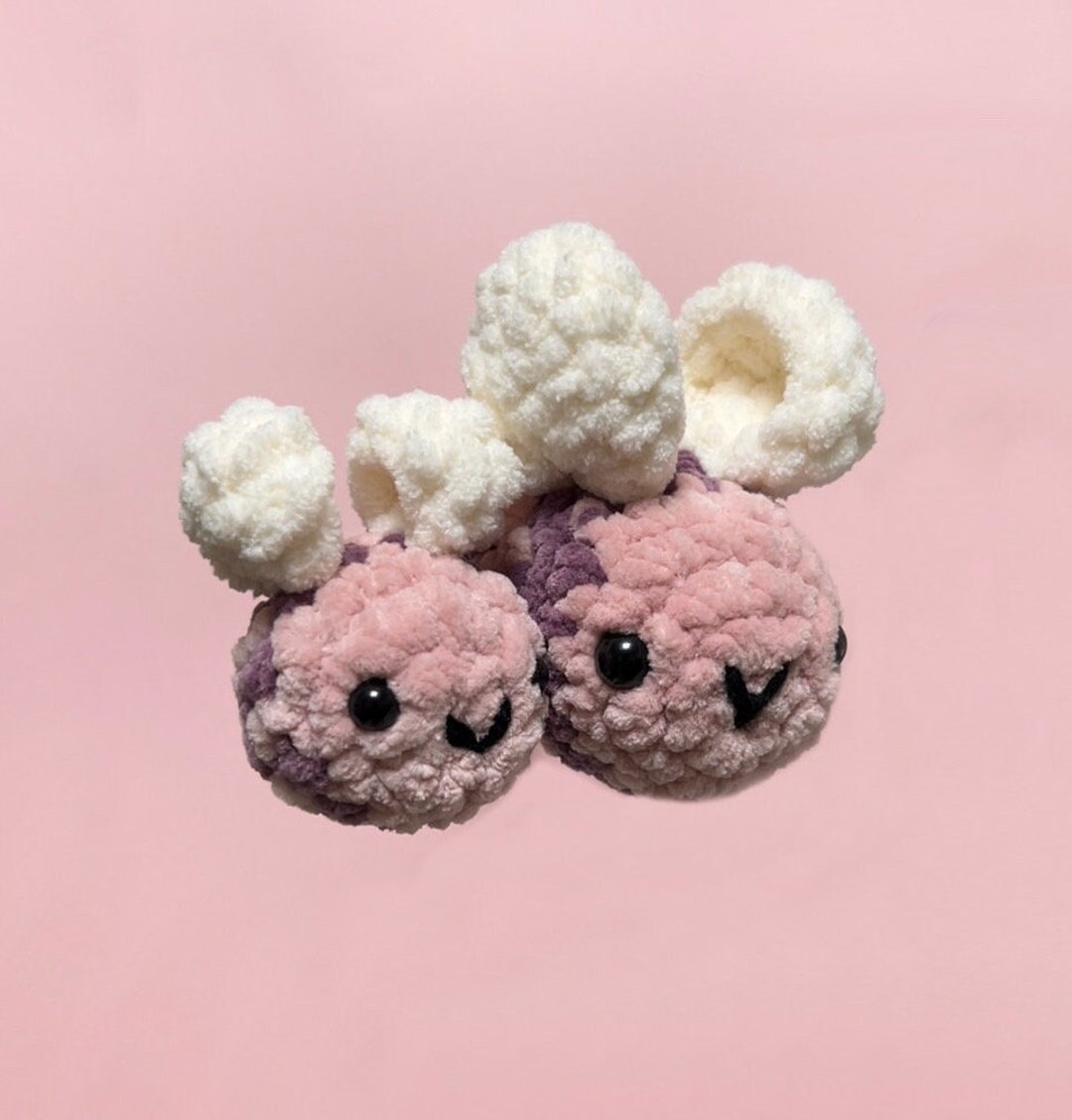 Bee Plush Stuffy - Pink - Etsy