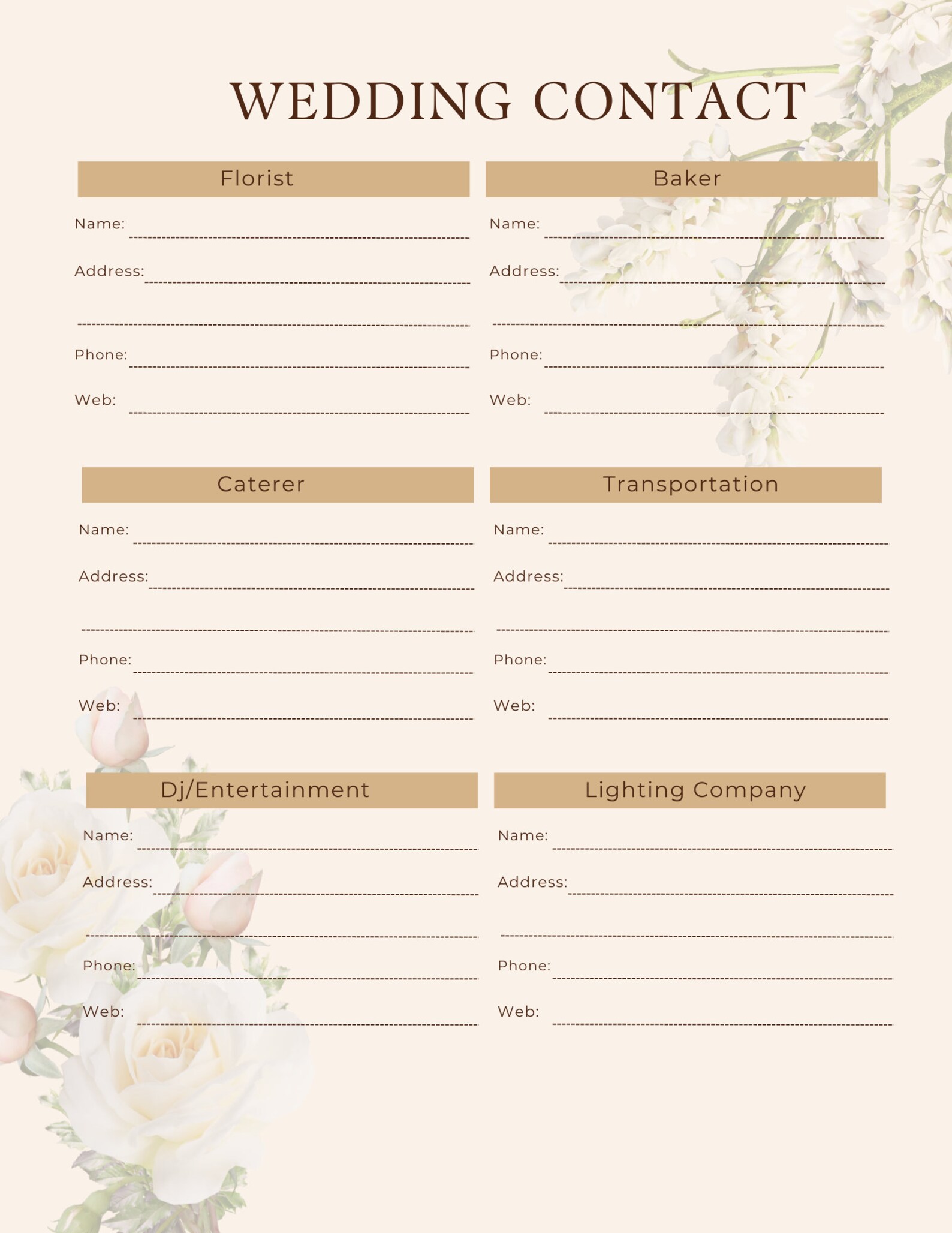 GOODNOTES 160+ Pages Wedding Planner Template Digital Download, PDF ...