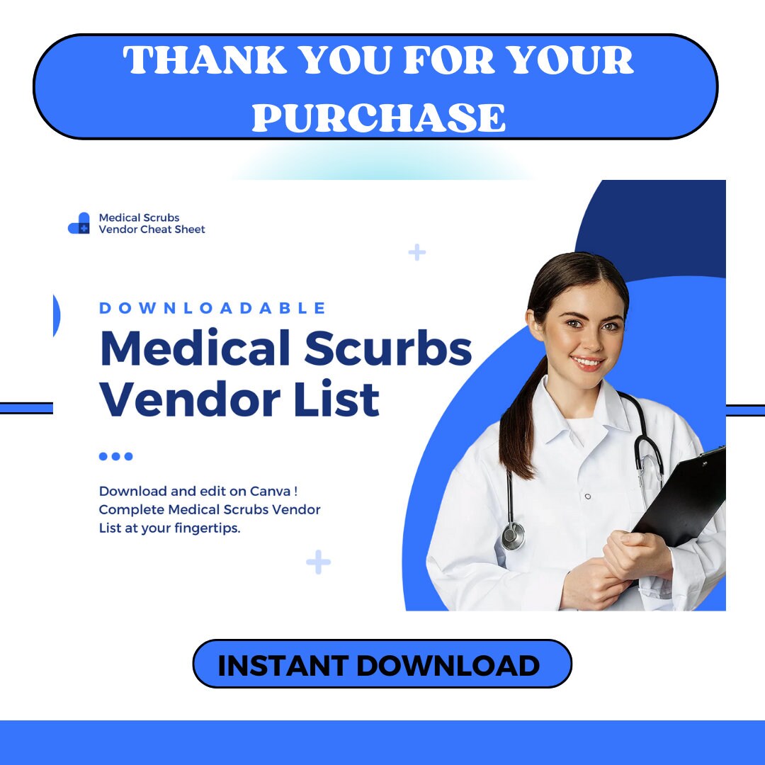 Scrub Vendor List, Verified Vendor List, Nurse Scrubs, Ultimate Scrub ...