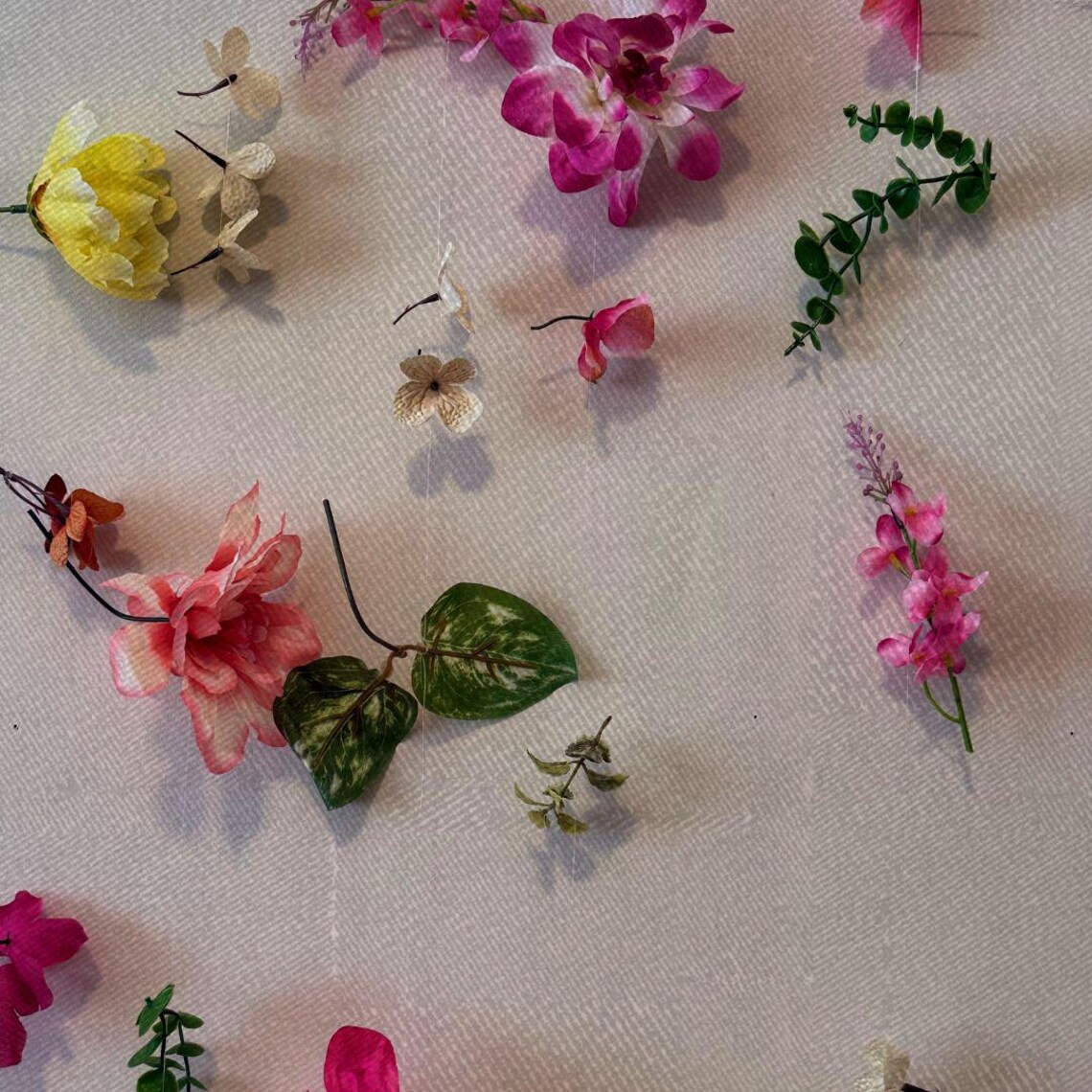 Floating Flower Strands: Elegant Hanging Floral Decor for Weddings ...