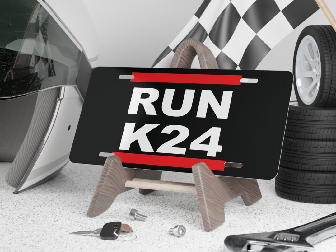 Run K24 Licensed Plate JDM Help Drivers Express Their Personality ...