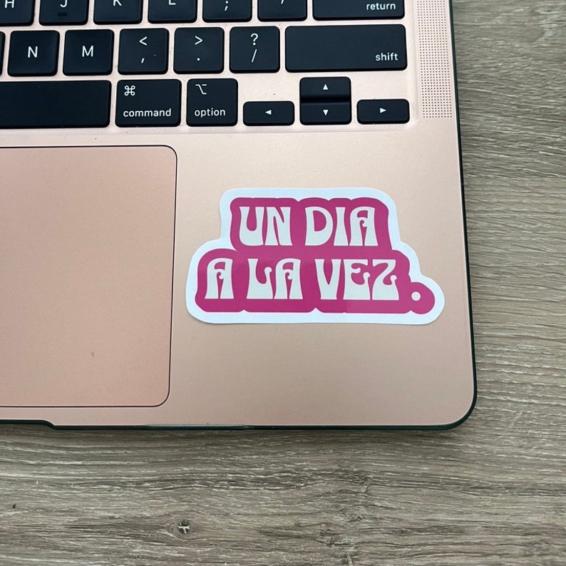 Un Dia A La Vez Waterproof Retro Sticker Positive Reminder - Etsy