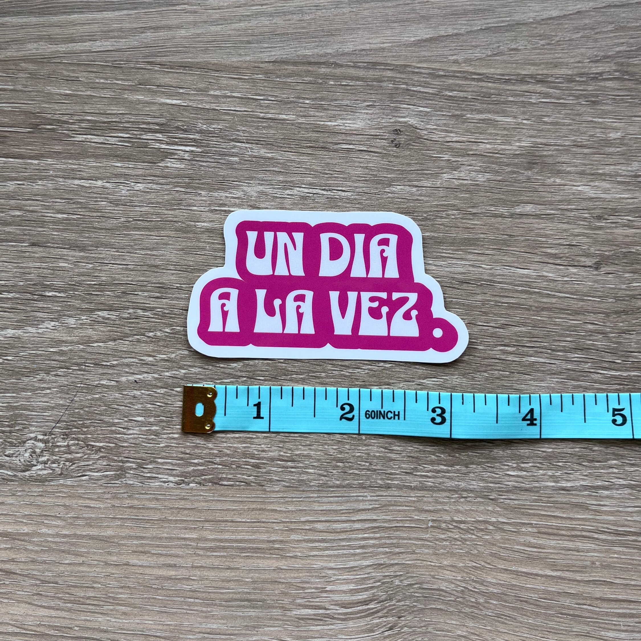 Un Dia A La Vez Waterproof Retro Sticker Positive Reminder - Etsy