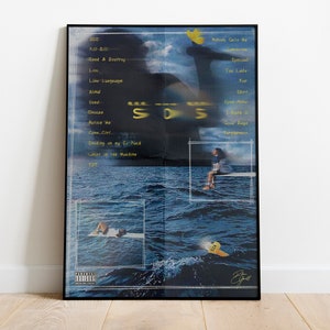 SOS Inspired Album Poster Matte Vertical Posters - Etsy UK