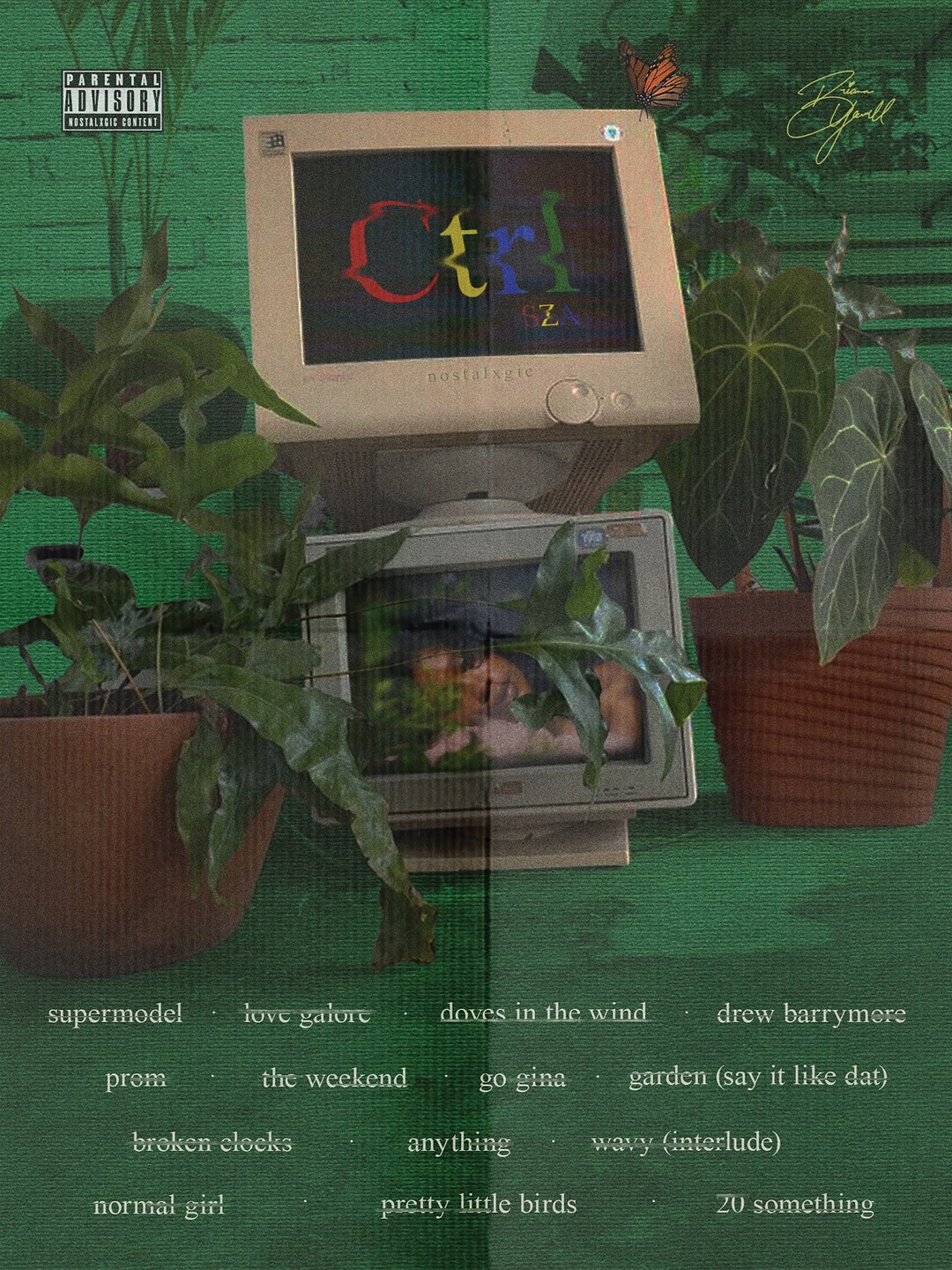 Ctrl Inspired Album Poster - Matte Vertical Posters - Etsy