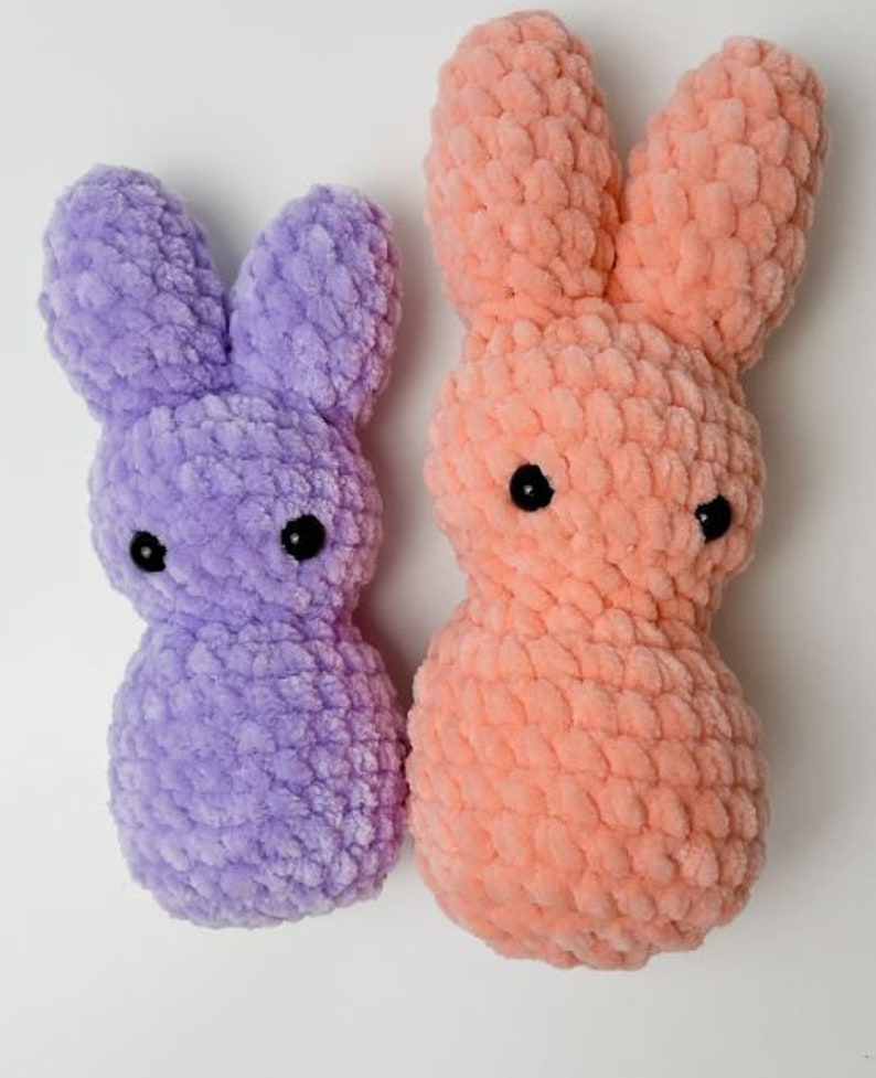 Peep Bunny, Crochet Pattern, PDF, Digital, Download, Easter Pattern ...