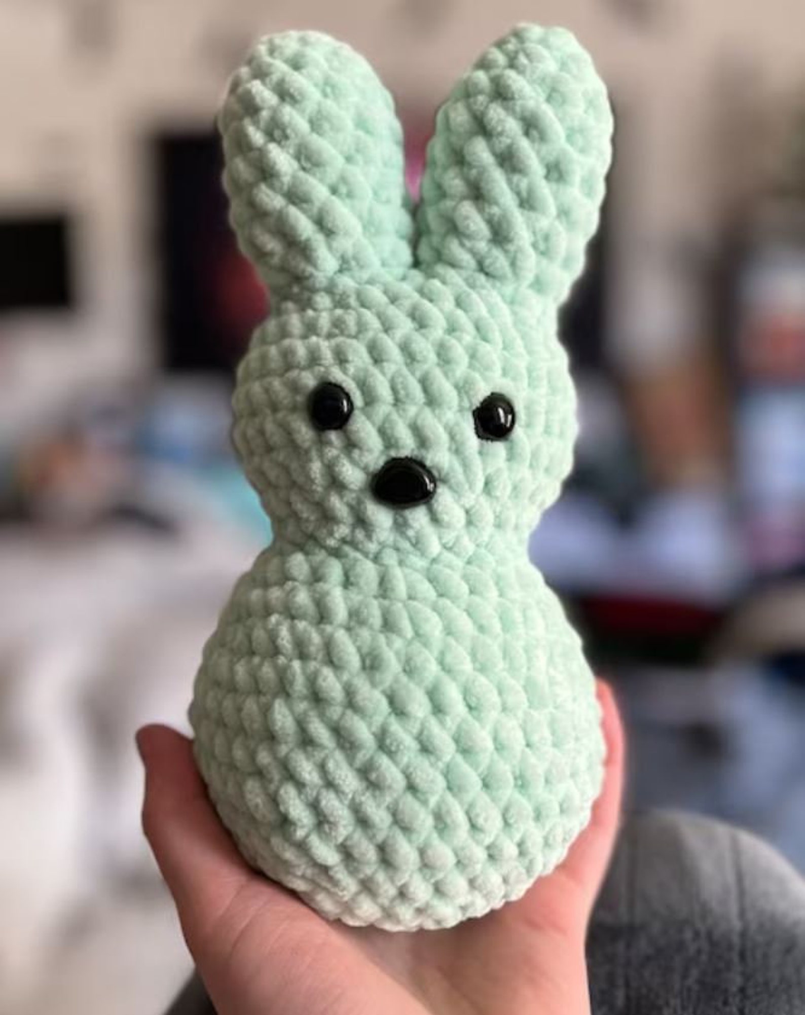Peep Bunny, Crochet Pattern, PDF, Digital, Download, Easter Pattern ...