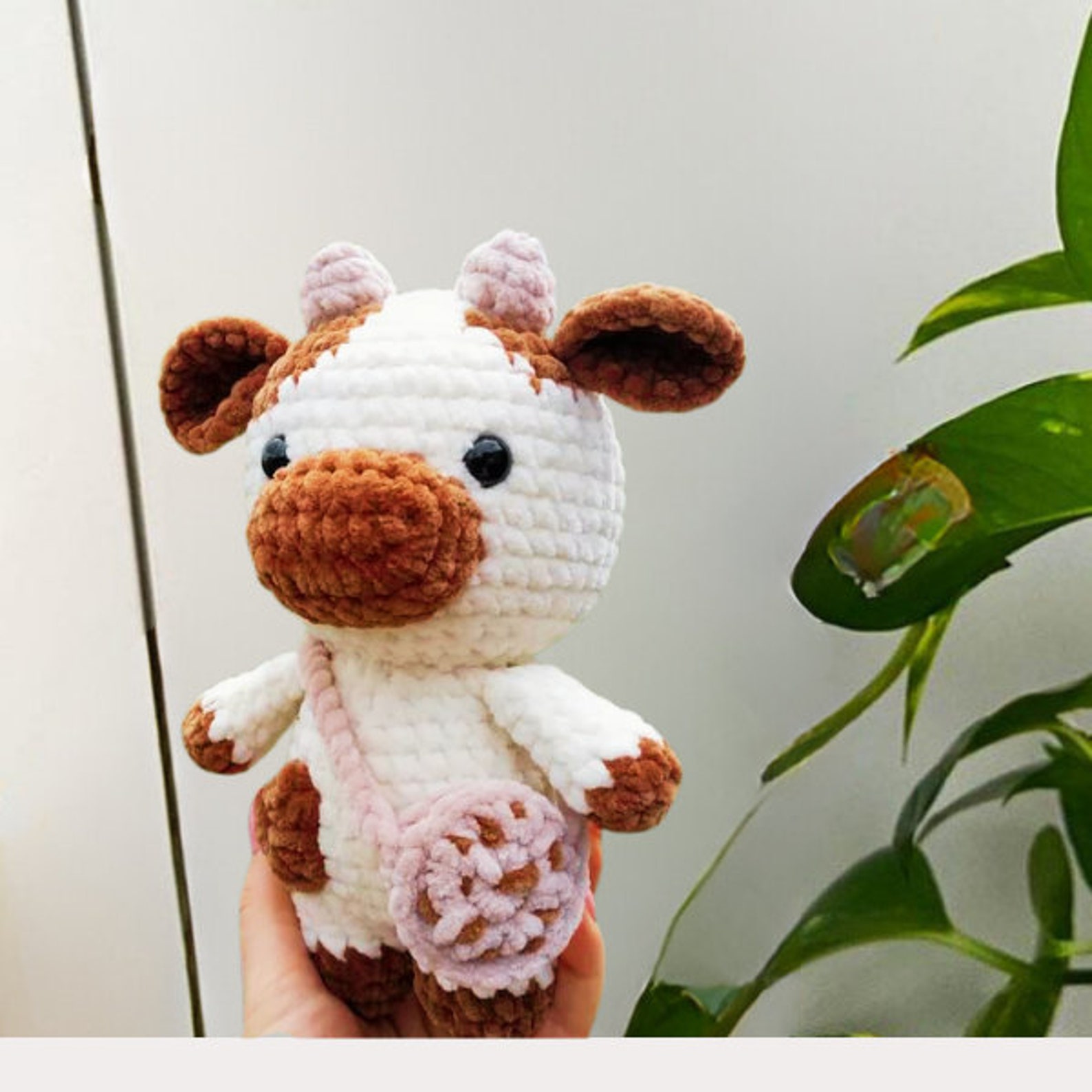 The Milky Cow Crochet Pattern, Cow Plush Pattern, Bull Amigurumi ...