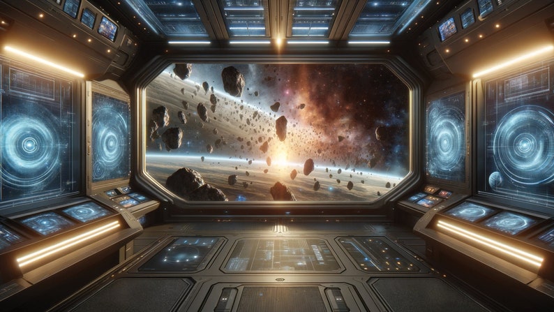 Space Station Cool Virtual Background Bundle of 5 Perfect Background ...