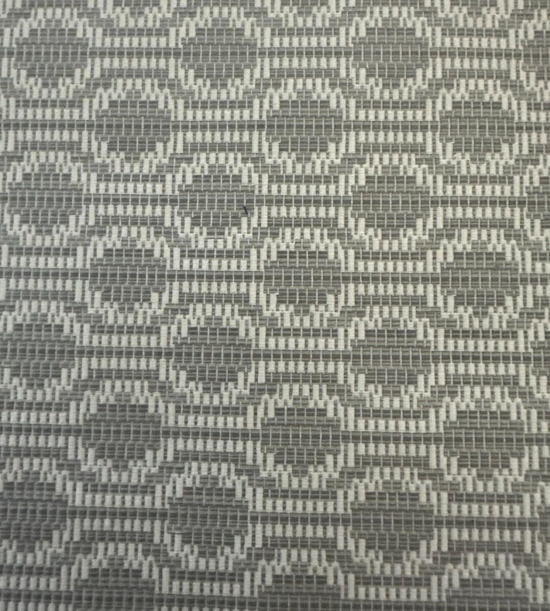 Ethan Allen, Grey, Creme Geometric, Upholstery Fabric, Total Yardage 1 ...