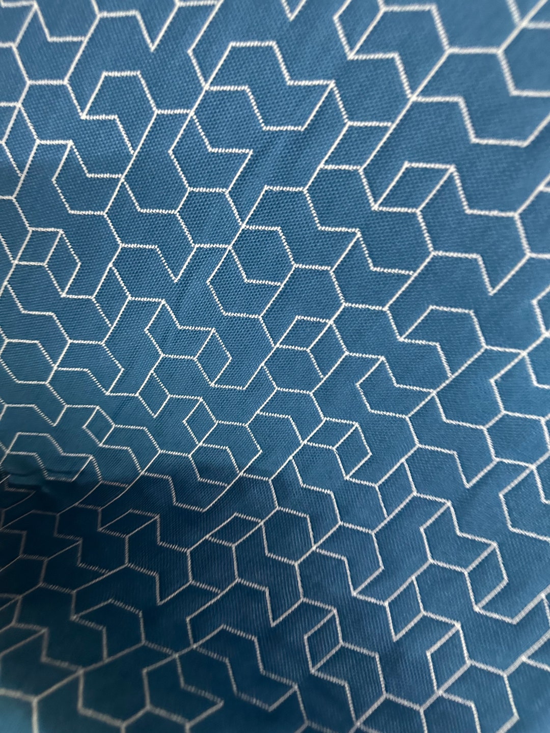 New - B0000133H HBF, Tangram Blue, Performance Fabric, 1 Yard - Etsy