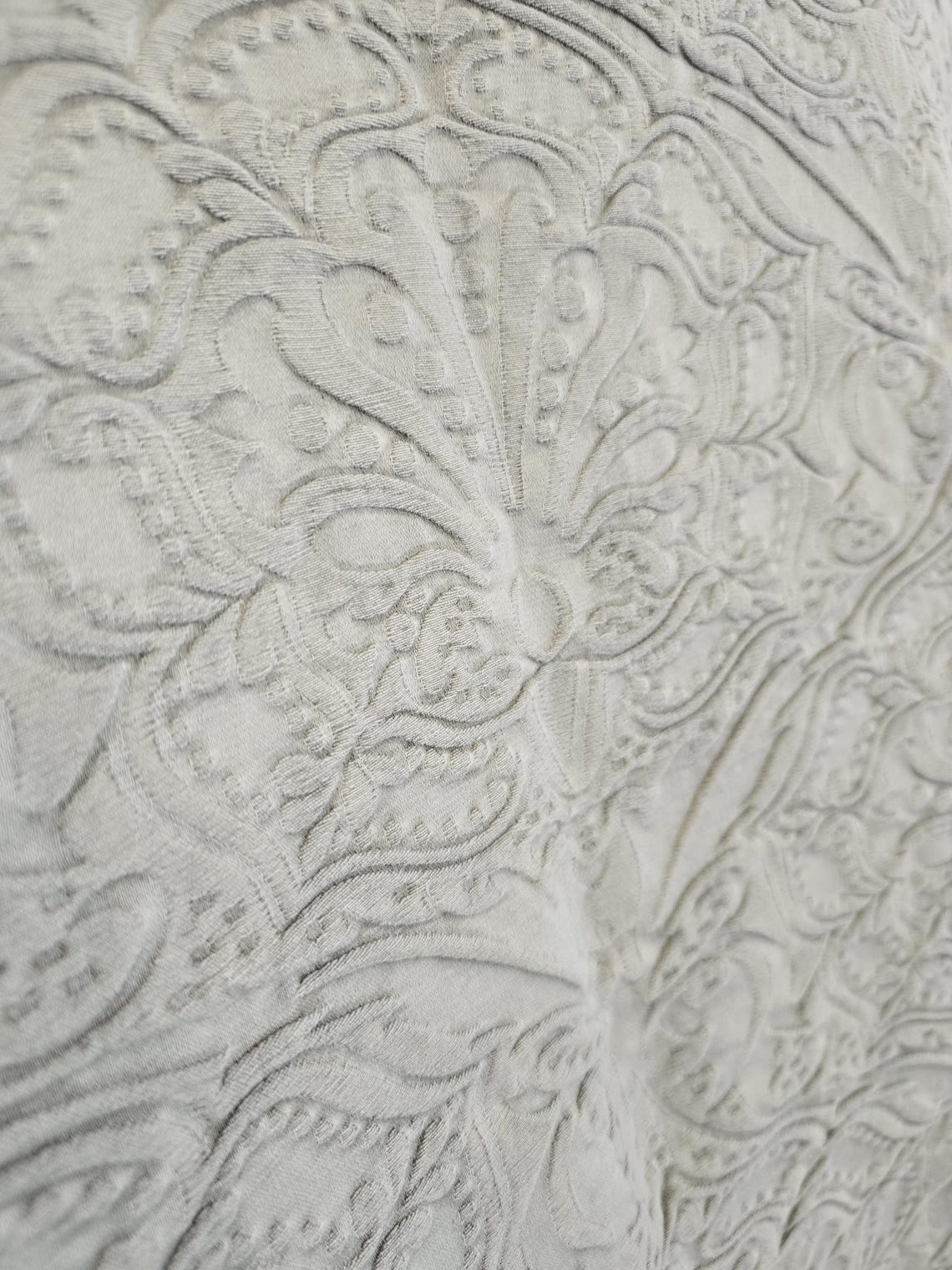 New - R0000199, Italian Raised Pattern Cotton Jacquard Damask ...