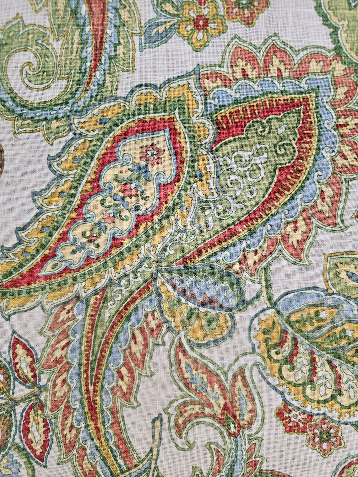New - B0000223- Camden Jacobean Foliage Upholstery Fabric, by the Yard ...