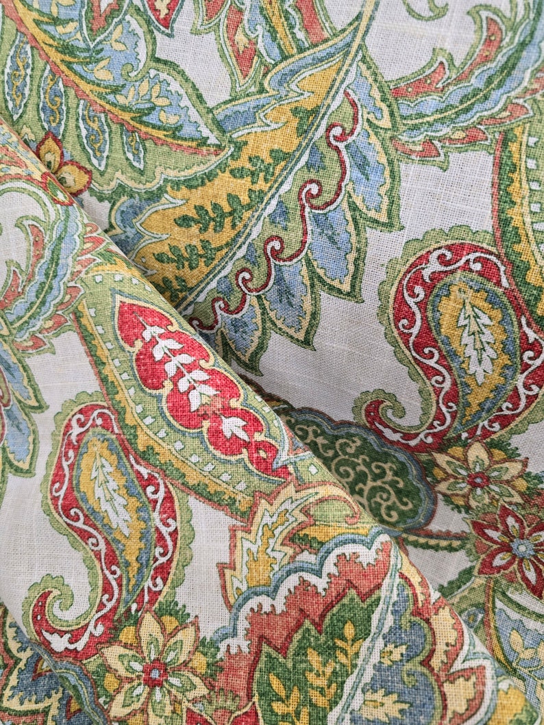 New - B0000223- Camden Jacobean Foliage Upholstery Fabric, by the Yard ...