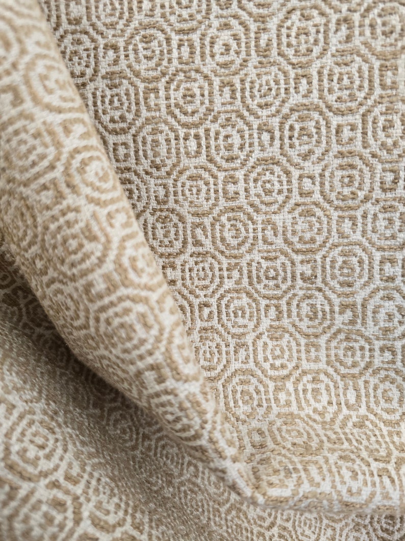 B0000270 Ethan Allen, Akra, Color : Cashew, Woven Upholstery Fabric ...