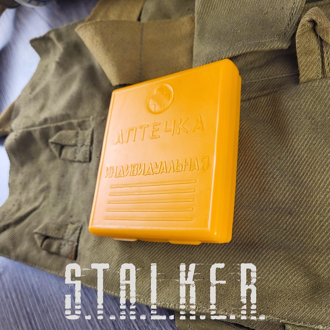 Stalker-inspired Soviet First Aid Kit – Authentic 1989 Military Relic ...